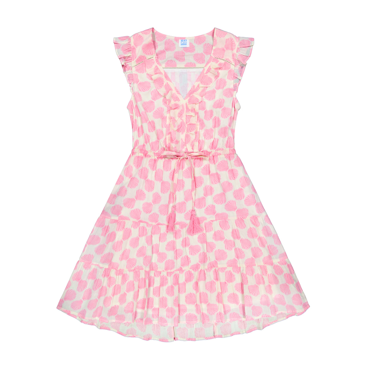 Giselle Women's Mini Dress Shell Beach Pink – Mer St. Barth